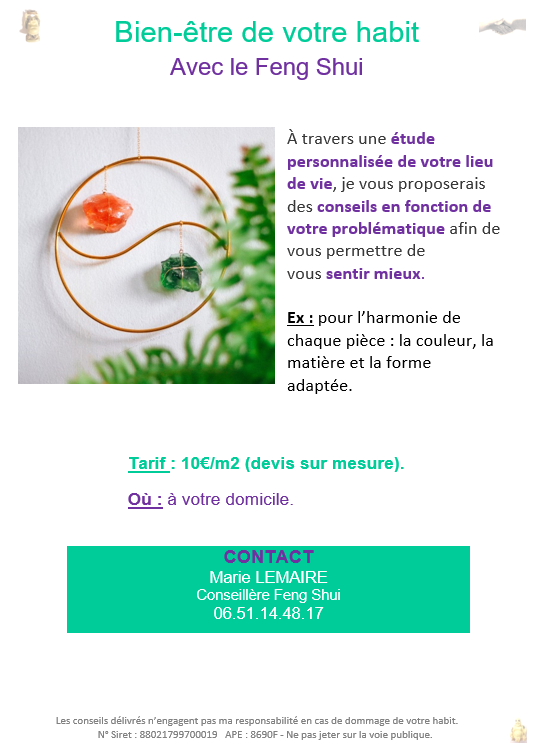 Marie Lemaire Feng Shui à Saint-Raphaël